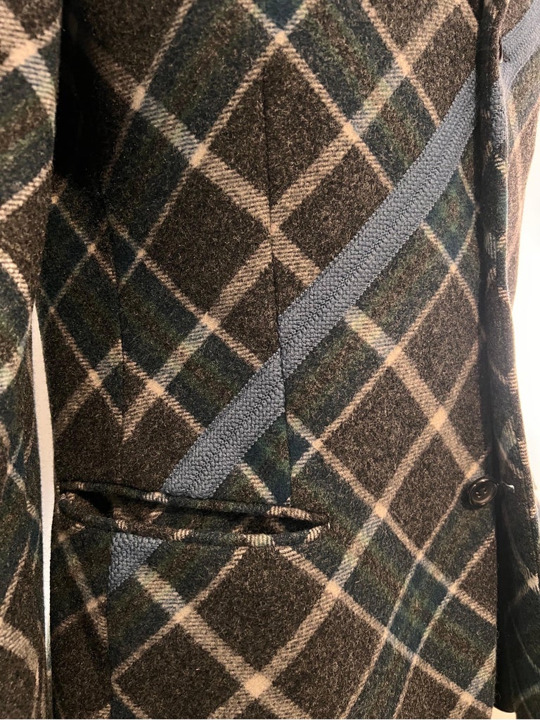 Archive 2006 Comme Des Garçons Homme Plus ‘Ever Green’ wool check ...