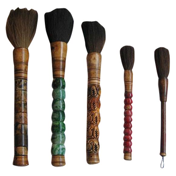 Set of Japanese Calligraphic Brushes For Sale at 1stDibs