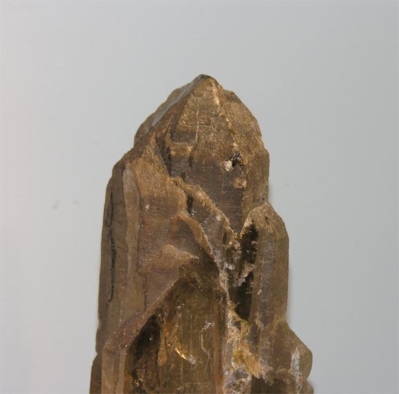 Large Mounted Tan Quartz Crystal by Les Hunter Designs at 1stDibs