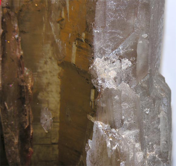 Large Mounted Tan Quartz Crystal by Les Hunter Designs at 1stDibs
