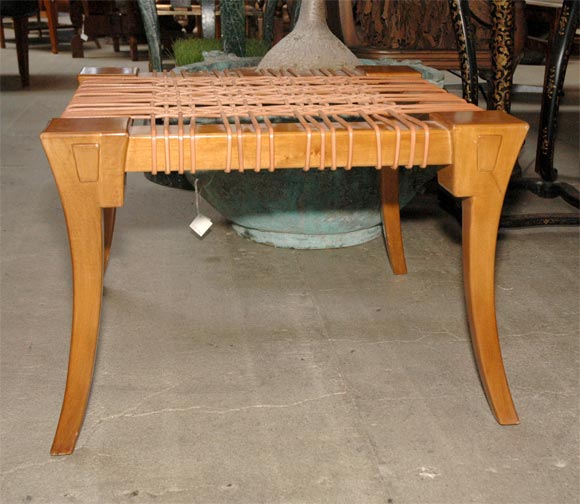 Diphros Square Stool with Loose Cushion by Saridis at 1stDibs