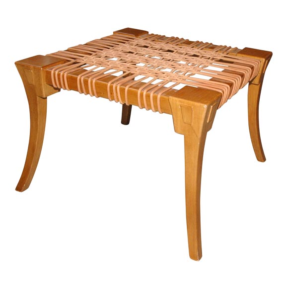 Diphros Square Stool with Loose Cushion by Saridis at 1stDibs