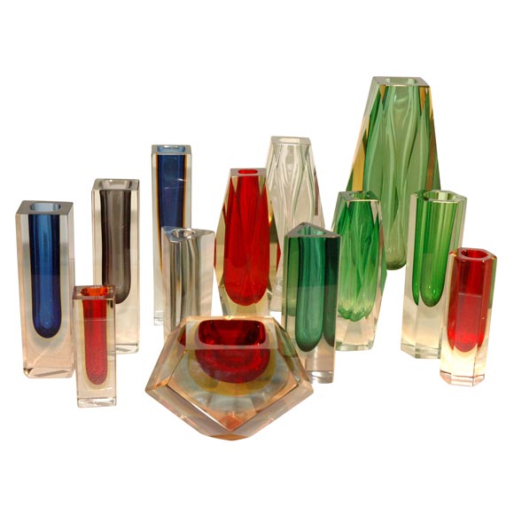 Murano Cut Glass Collection For Sale at 1stDibs