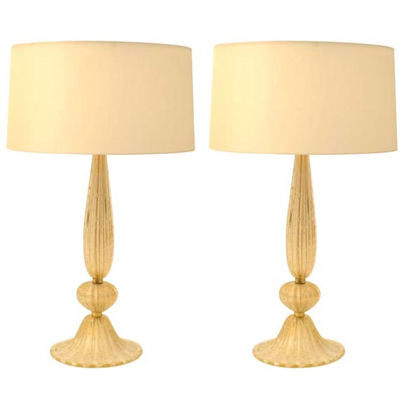 Barovier and Toso Table Lamps at 1stDibs