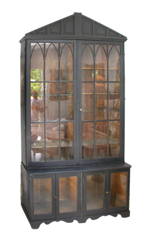 Magnificent Primitive Gothic Biblioteque at 1stDibs