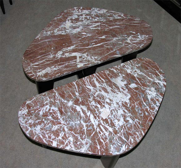 Noguchi-Style Marble Tables at 1stDibs