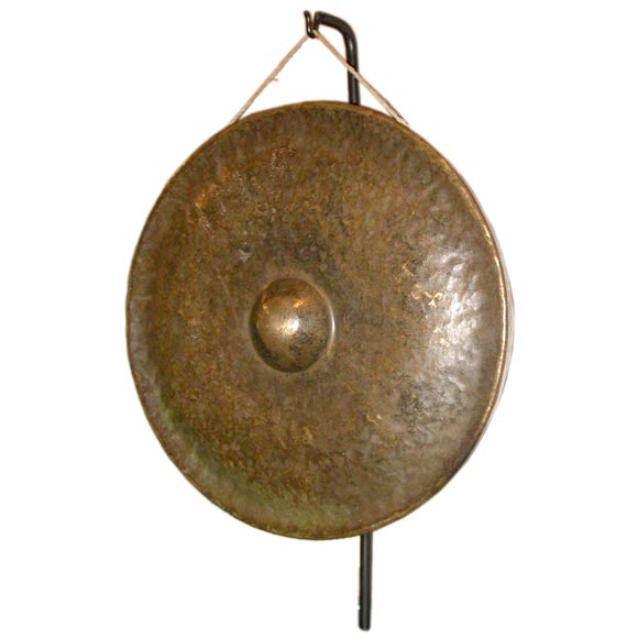 Burmese Brass Gong at 1stDibs