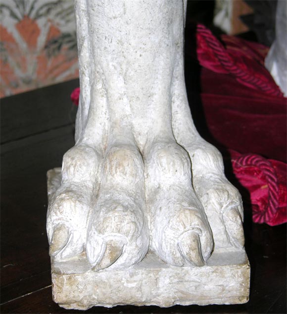 Set of four stone table legs at 1stDibs