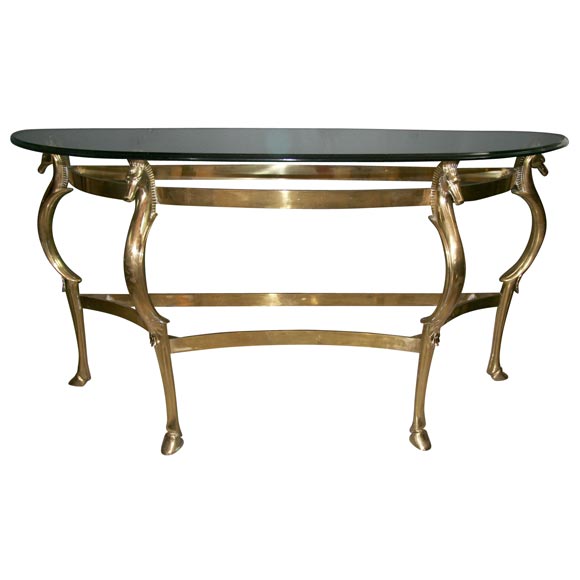 Stylish Horse Legs Wall Console at 1stDibs