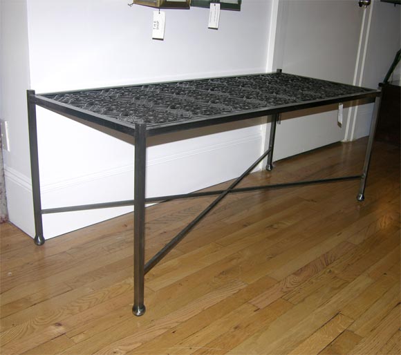 Metal Grate Coffee Table at 1stDibs