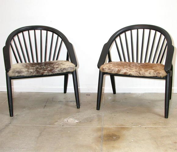 Sveinn Kjarval Lounge Chairs at 1stDibs