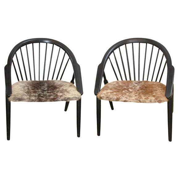 Sveinn Kjarval Lounge Chairs at 1stDibs