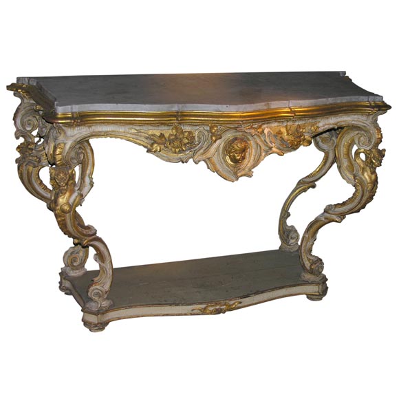 Roccoco Console Table at 1stDibs