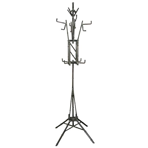 Unusual Metal Coat Rack at 1stDibs