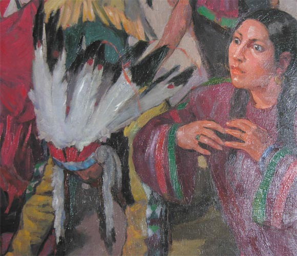 A large oil on canvas by Paul Coze at 1stDibs