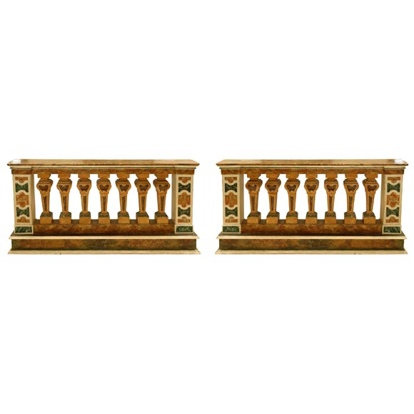 Pair Italian Balustrades at 1stDibs