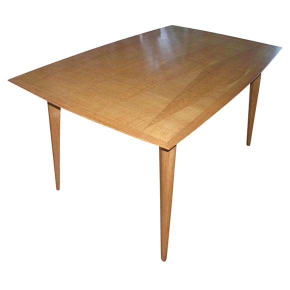 Tiger Oak Table/Desk at 1stDibs