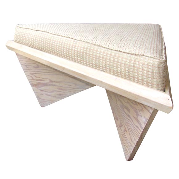 Triangle Stool by the architect Bruce Goff at 1stDibs | bruce goff castle