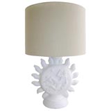 Cast Plaster Table Lamp at 1stDibs