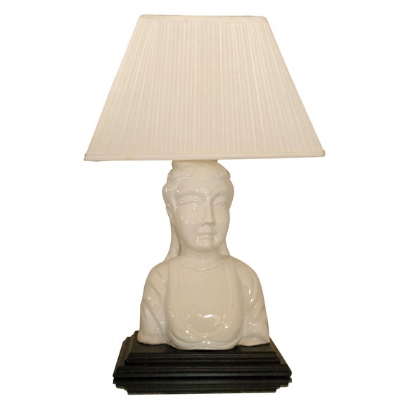 Asian Woman Bust Lamp at 1stDibs