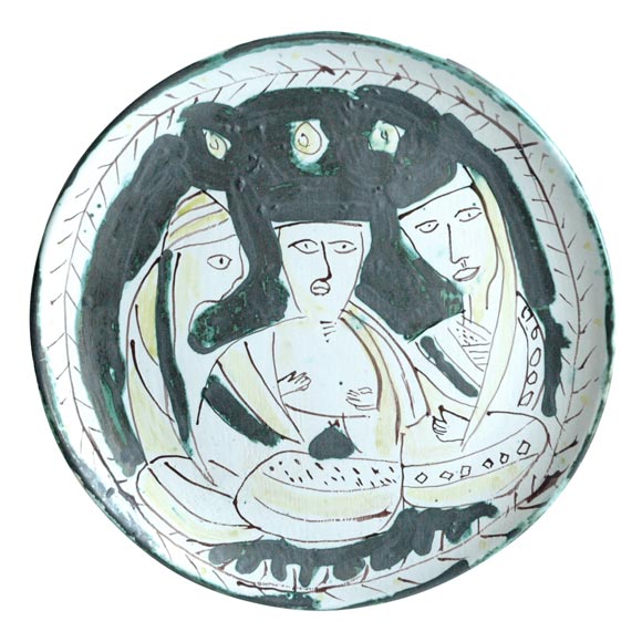 Very Early Guido Gambone Plate at 1stDibs