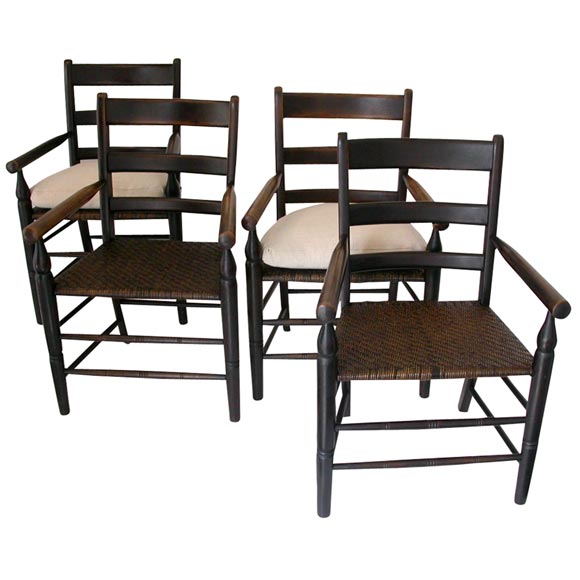 1920S LODGE/CAMP ARM CHAIRS at 1stDibs