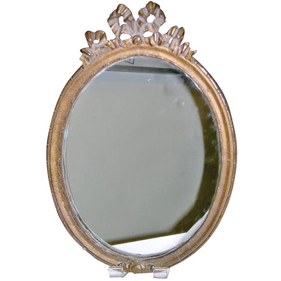 A Rococo style oval mirror For Sale at 1stDibs