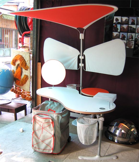 Red Rocket Desk Designed by Ayse Byrnel For Sale at 1stDibs
