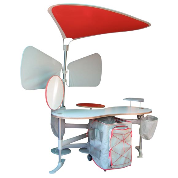 Red Rocket Desk Designed by Ayse Byrnel For Sale at 1stDibs