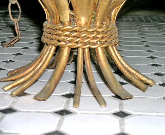 chandelier gilt paint For Sale at 1stDibs