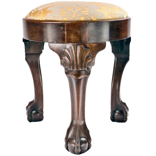 An Irish Mahogany Stool at 1stDibs