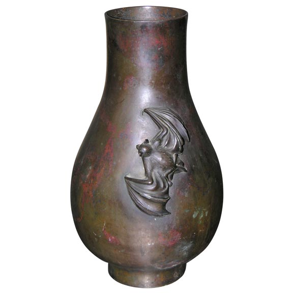 Bronze Bat Vase at 1stDibs