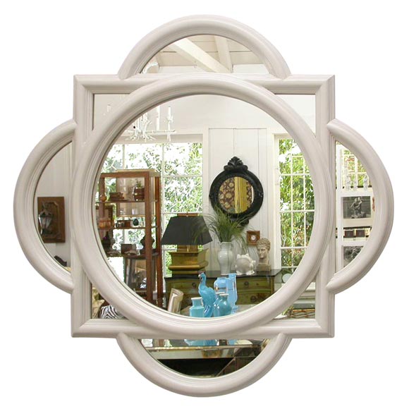 Custom Made Framed Mirror at 1stDibs