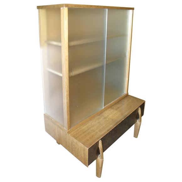 John Keal china cabinet, display case for Brown Saltman at 1stDibs