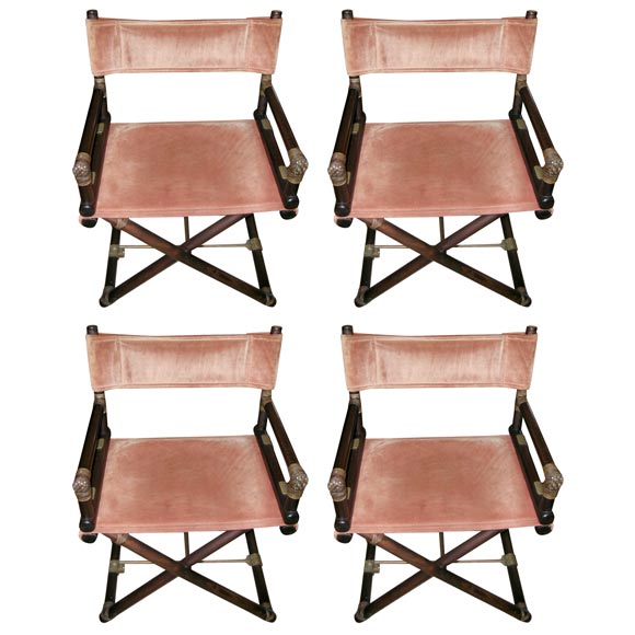 Mc Guire directors chairs at 1stDibs