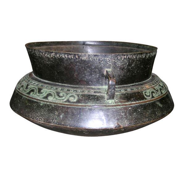 A Ceremonial Bronze Cauldron at 1stDibs