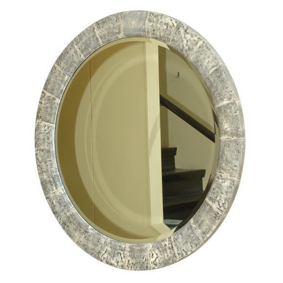 Shagreen Frame Mirror (ref# SH038) at 1stDibs