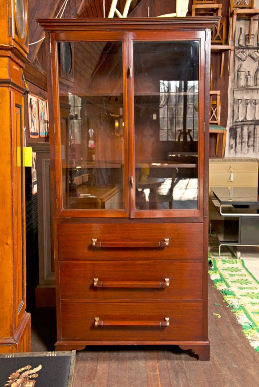 English Mahogany Cabinet at 1stDibs