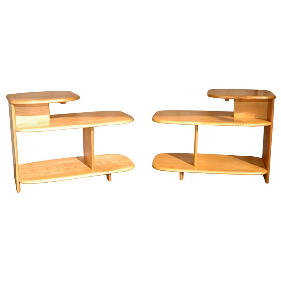 HEYWOOD WAKEFIELD END TABLES at 1stDibs