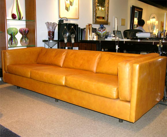 Clean-Line Sofa designed by Harvey Probber at 1stDibs