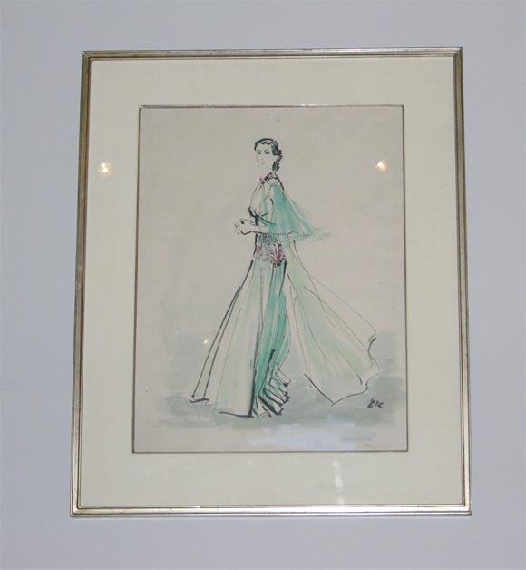 Fashion Illustration by Eric For Sale at 1stDibs