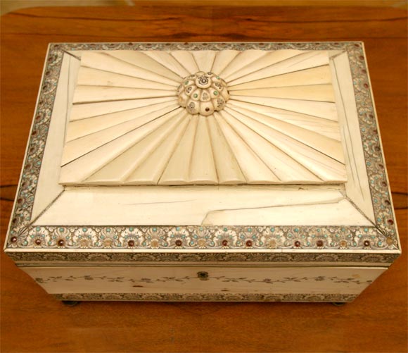 Anglo Indian Ivory Box at 1stDibs | anglo box, ivory boxes, anglo ...