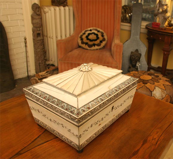 Anglo Indian Ivory Box at 1stDibs | anglo box, ivory boxes, anglo ...