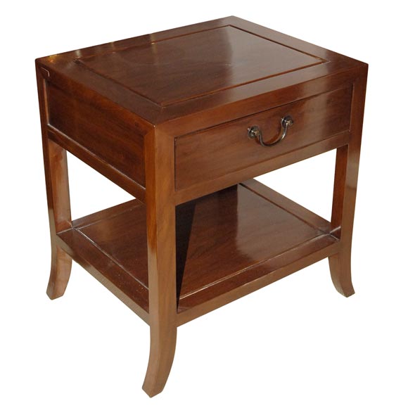 Brown Splay Side Table at 1stDibs