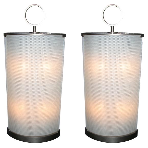 Pair of Pirellina Lamps designed by Gio Ponti for Fontana Arte at 1stDibs