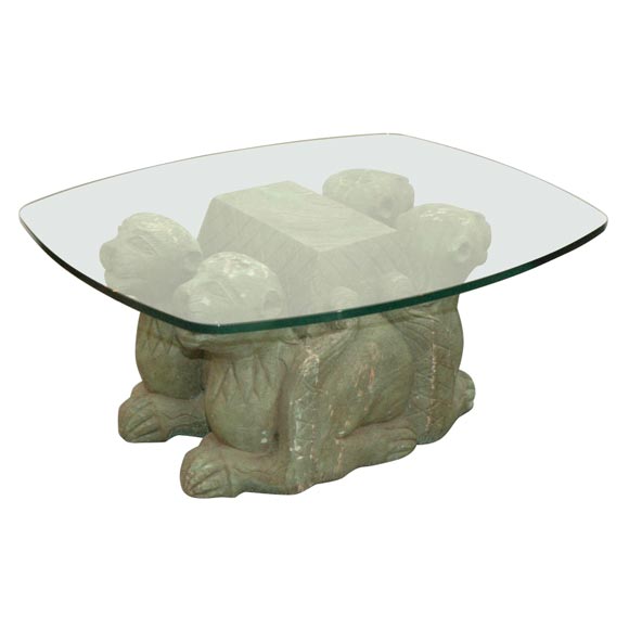 Carved Lion's Head Coffee Table at 1stDibs | lion coffee table, lions ...