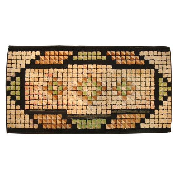 Amish Hook Rug For Sale at 1stDibs