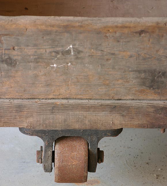 Wood Cotton Trolley For Sale at 1stDibs