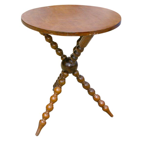 Bobbin Leg Side Table at 1stDibs