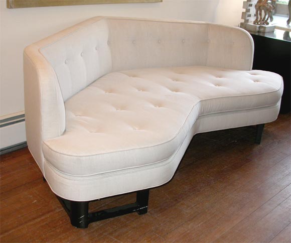 RARE DUNBAR ANGULAR SOFA BY EDWARD WORMLEY at 1stDibs